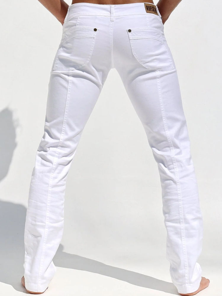 Rufskin Floyd Flare Leg Distressed Denim Jeans - BodywearStore